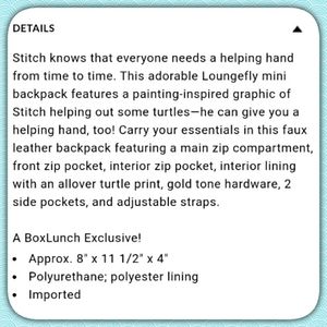 Loungefly | Bags | Loungefly Stitch Turtles Mini Backpack | Poshmark
